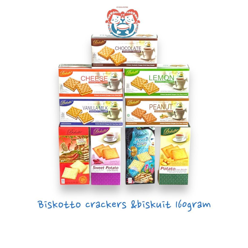 Jual biskitop biskotto potato crispy biskuit / biskotto cream sandwich ...