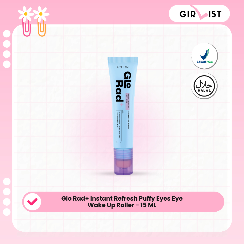 Jual Emina GloRad+ Instant Refresh Puffy Eyes Eye Wake Up Roller ...
