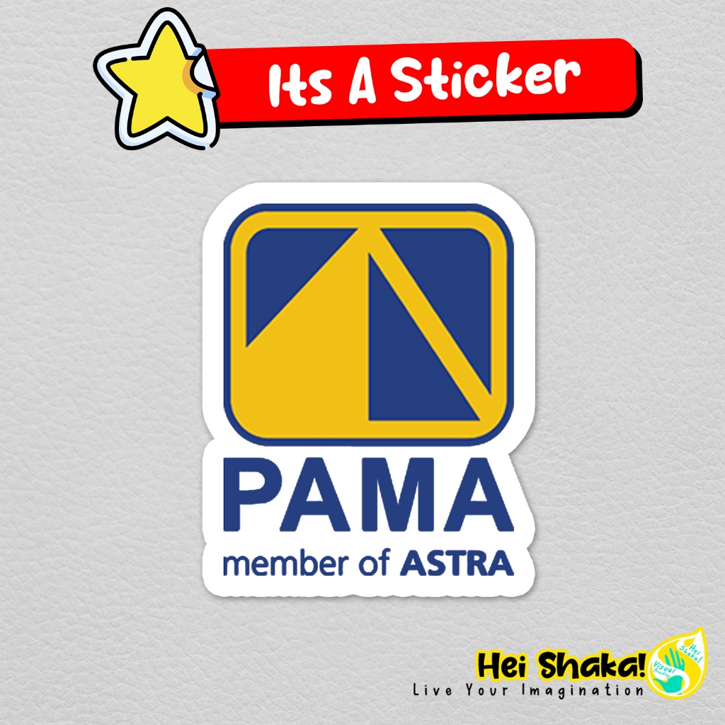 Jual Stiker Pama Member of Astra Sticker Perusahaan Vinyl Anti Air ...