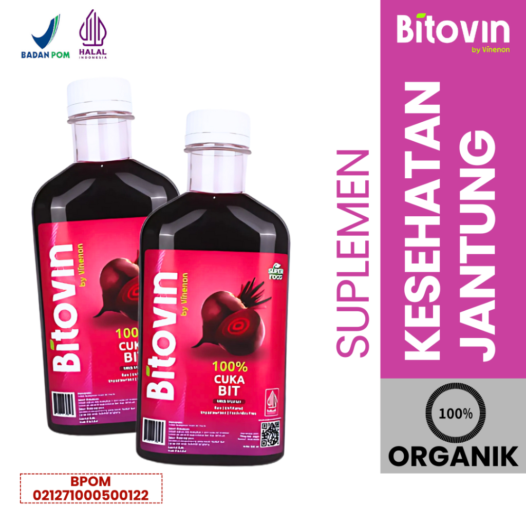 Jual Bitovin Suplemen Kesehatan Jantung | 100% Cuka Buat Bit Alami ...