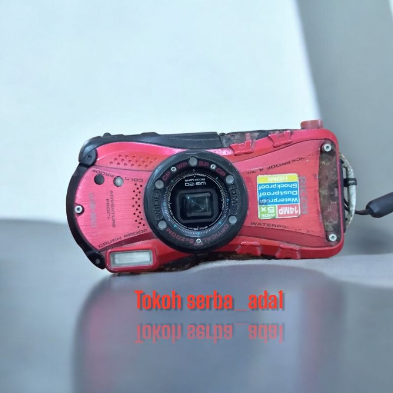 Jual kamera RICOH WG-20 fungsi normal lcd ada shadow | Shopee Indonesia