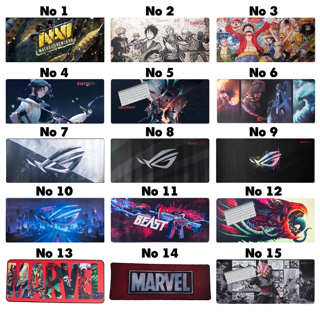 Jual Mouse Pad Gaming Mouse Pad Alas Mouse Mouse pad anti slip Mouse ...
