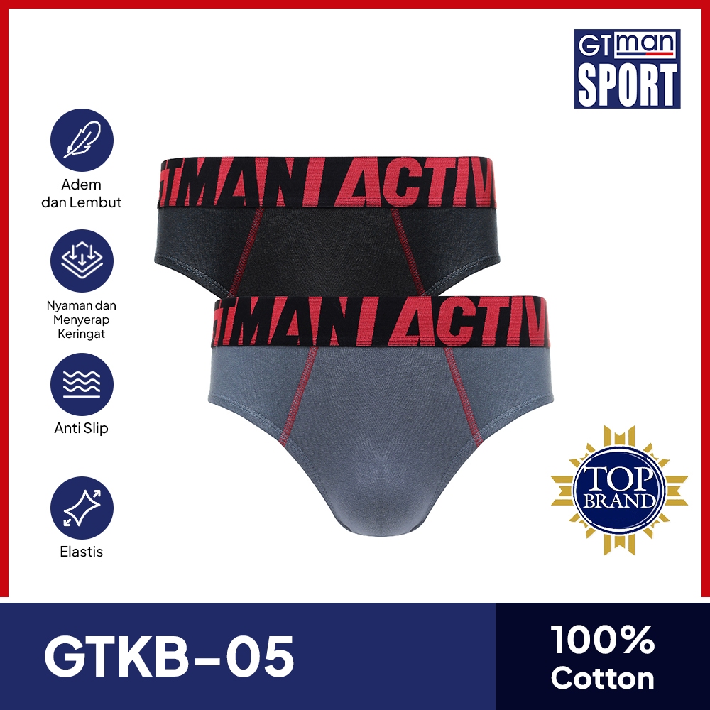 Jual GT Sport Celana Dalam Pria GT MAN GTKB-05 Isi 2 Pcs - Briefs Men ...