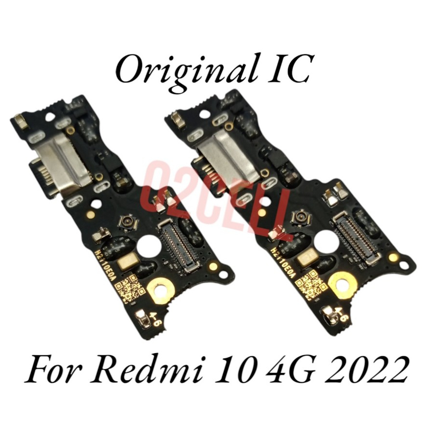 Jual Papan Konektor Charger+Mic Redmi 10 4G 2022 Original IC | Shopee Indonesia