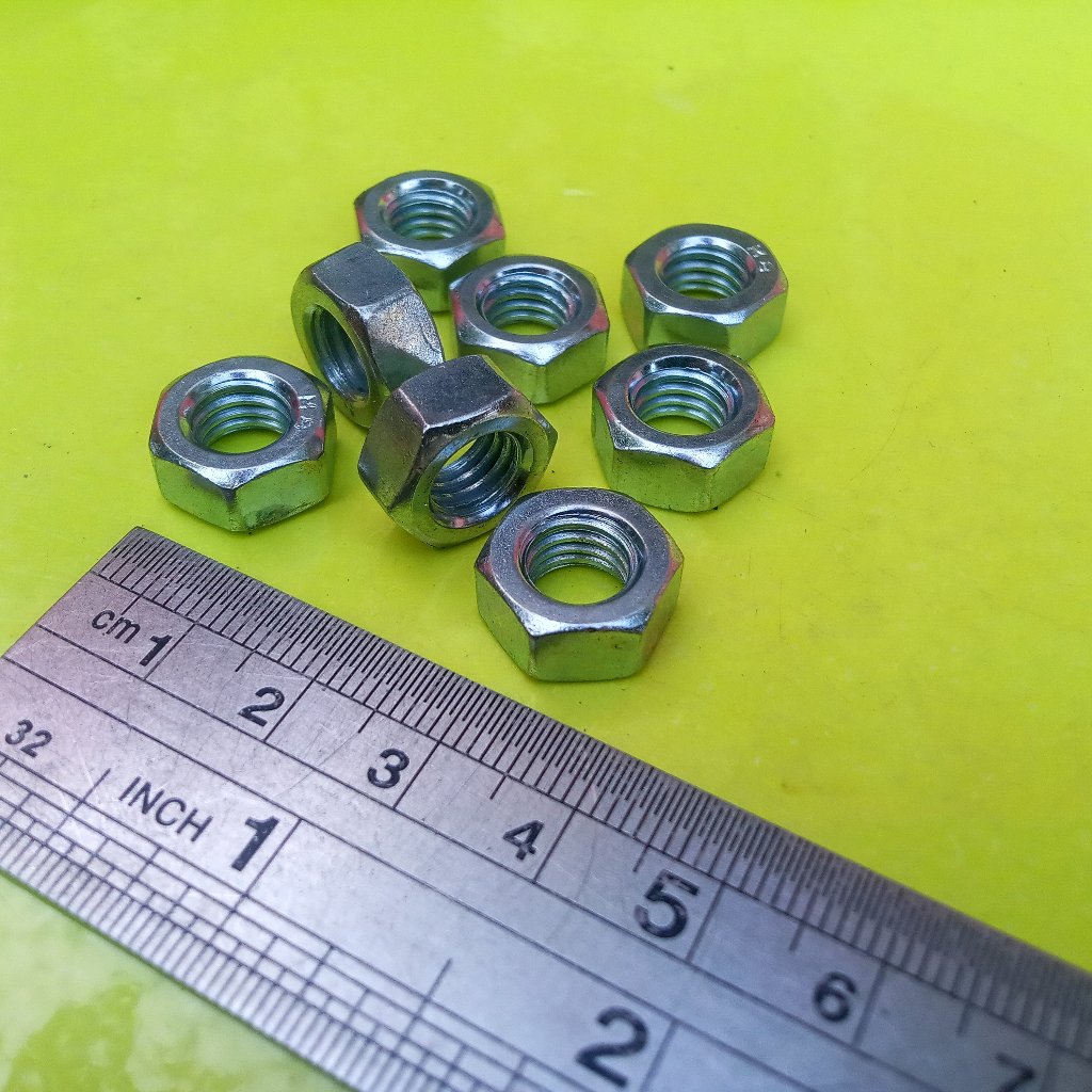 Jual MUR PUTIH M8 / MUR BAUT KUNCI 13 / MUR M8 GALVANIS / MUR GALVANIZ ...