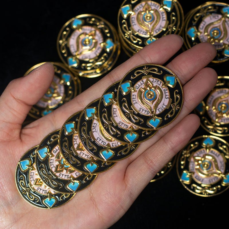 Jual [READY JKT] HSR Aventurine coin set (4 pcs) cosplay props - Props ...