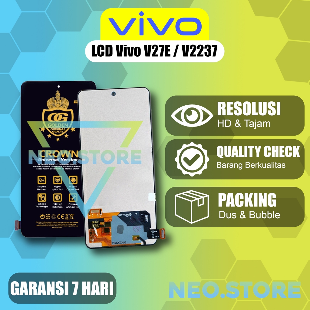 Jual LCD TOUCHSCREEN VIVO V27E / V2237 COMPLETE ORIGINAL FULLSET | Shopee Indonesia