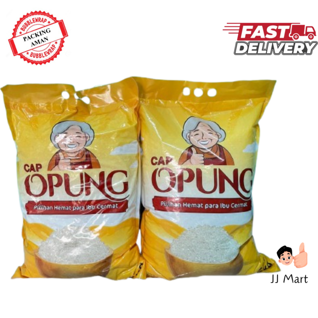 Jual Beras Cap Opung Pulen 5kg / WIPPIE Beras Kristal Super Premium 5kg ...