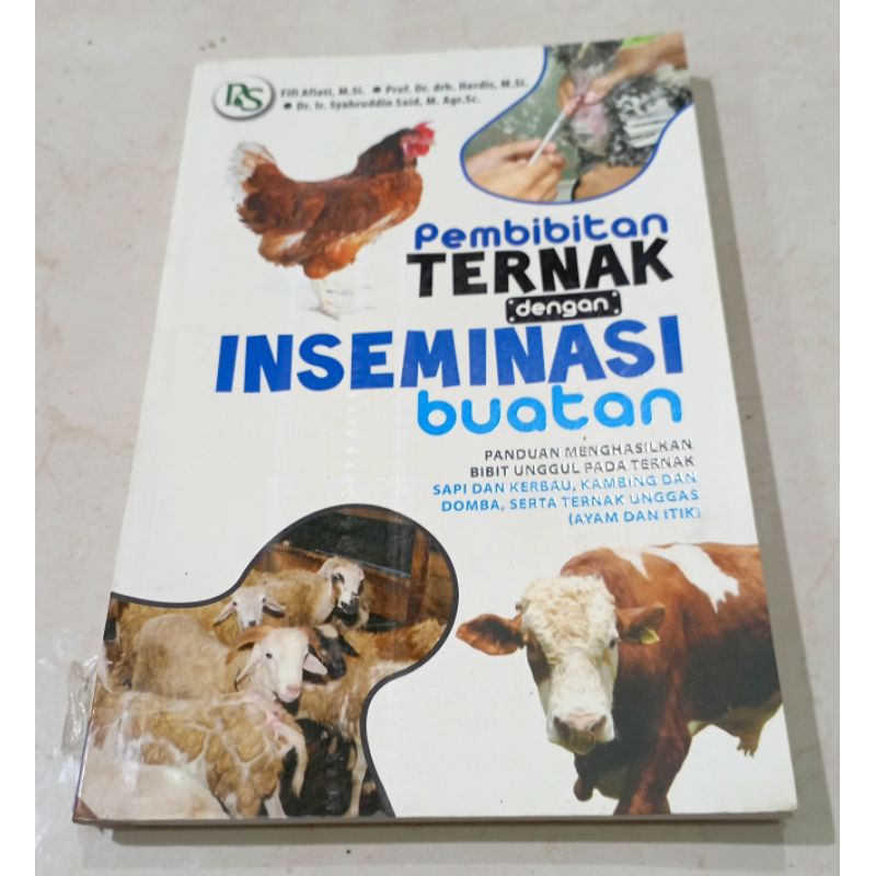 Jual ( OBRAL ) BUKU BUDIDAYA PETERNAKAN // PEMBIBITAN TERNAK DENGAN INSEMINASI // ORIGINAL ...