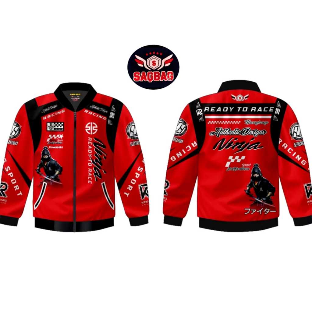 Jual Jaket Pria Nascar Team Kawasaki Jacket Racing Motor | Shopee Indonesia