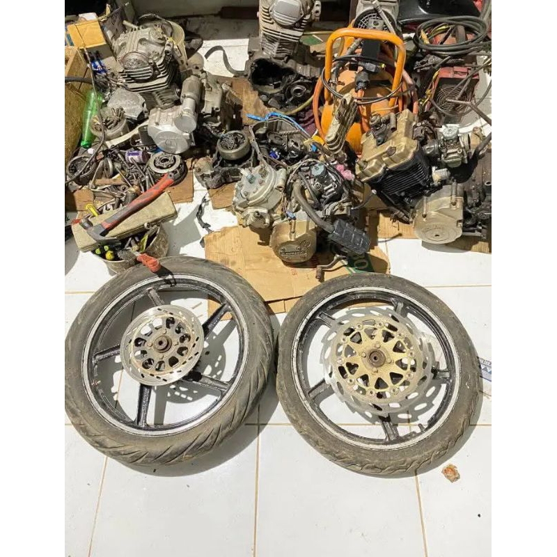 Jual VELG RK COOL RAIDER 125 ORIGINAL pnp Satria Fu dll | Shopee Indonesia