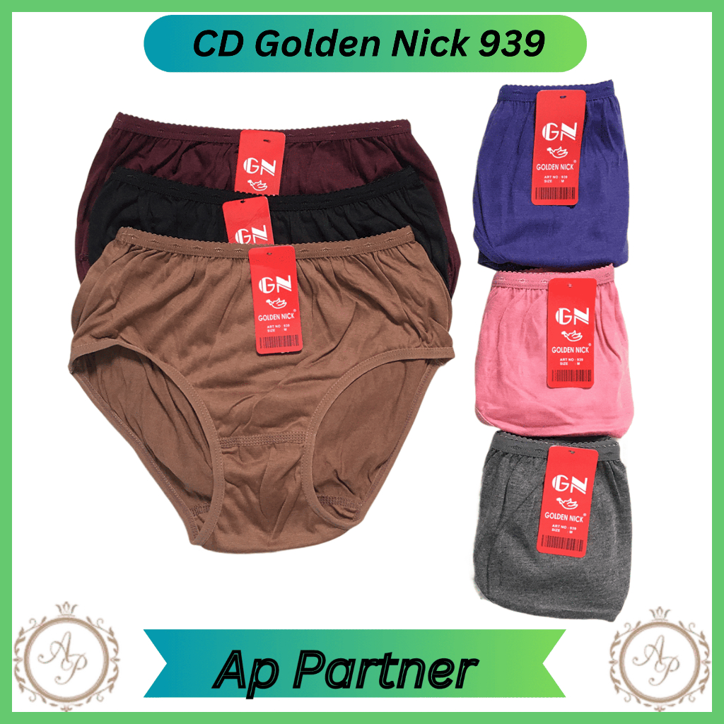 Jual 3 Pcs Celana Dalam Wanita Golden Nick 939 Warna Tua | CD Golden ...