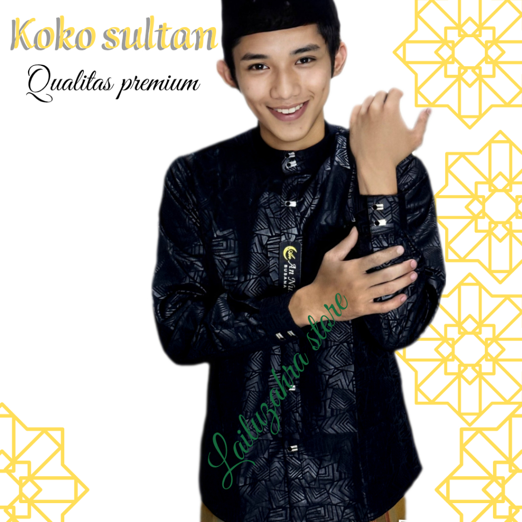 Jual BAJU KOKO SULTAN EMBOS WOLFIS ORIGINAL TERBARU | Shopee Indonesia