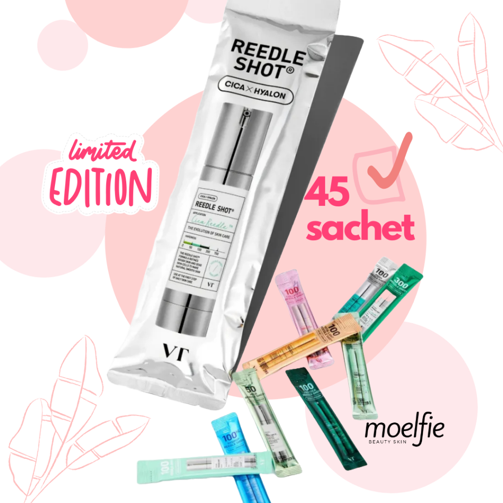 Jual [READY STOCK] VT COSMETICS CICA REEDLE SHOT UNIVERSE KIT COMPLETE SERIES STICK POUCH REEDLE ...