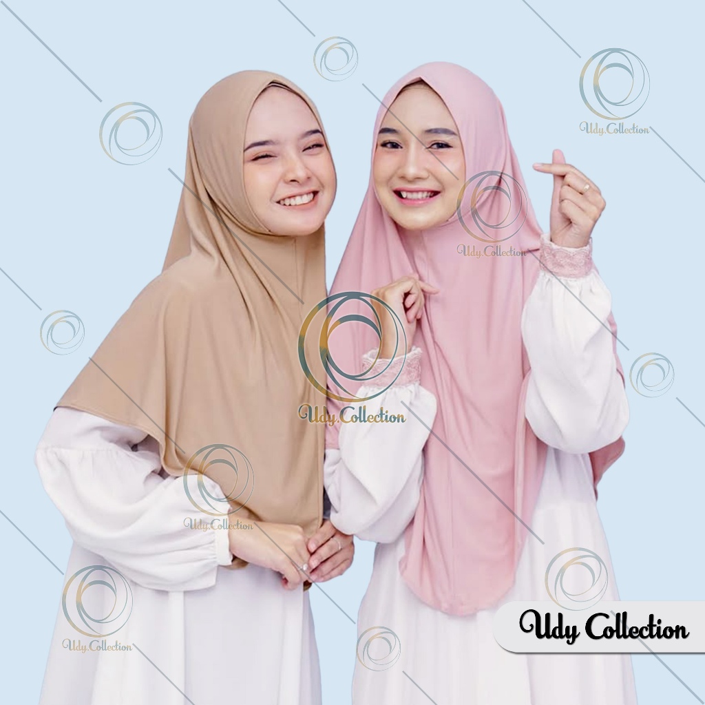 Jual Hijab Bergo Hamidah Non Pet Instan Malay Jumbo Jersey Ukuran XL | Shopee Indonesia