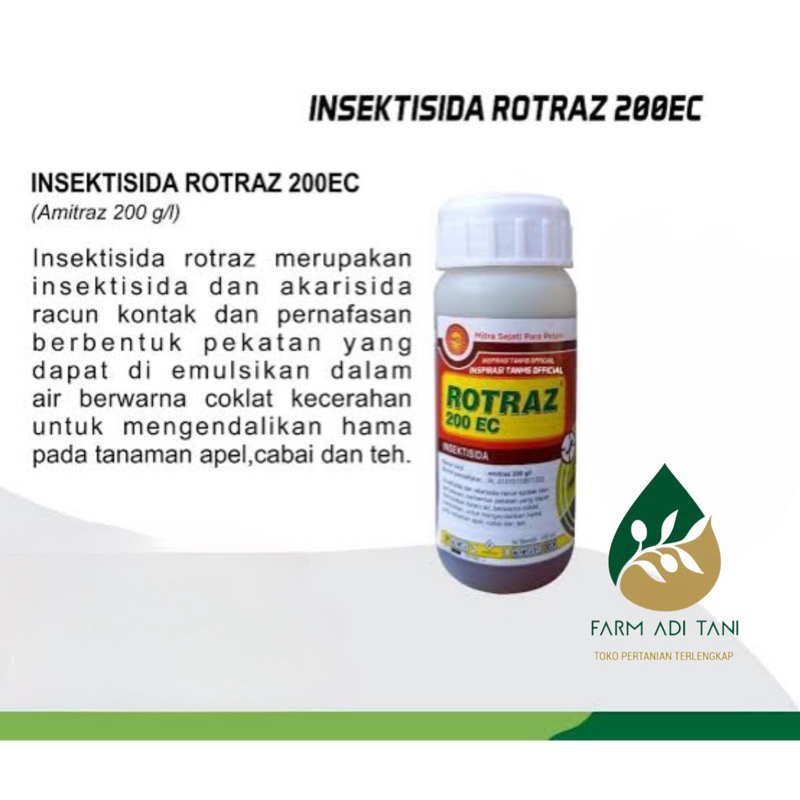 Jual Rotras 200 EC / insektisida Amitraz 200 EC / MKD | Shopee Indonesia