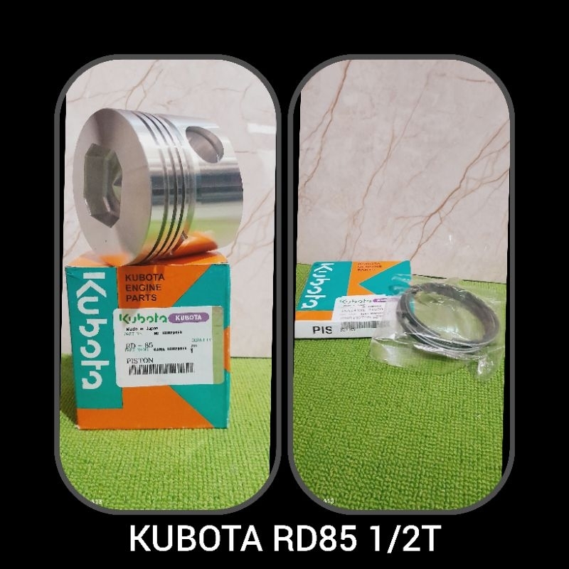 Jual paket piston,seker seher ring piston set mesin diesel kubota RD85 1/2 T RD 85 1/2T rd85 ...