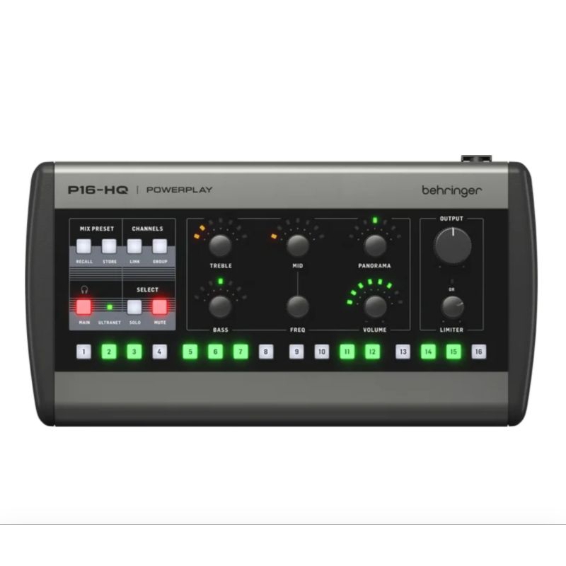 Jual Behringer Powerplay P16-HQ P16HQ 16-channel Digital Personal Mixer ...
