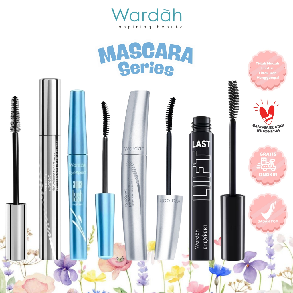 Jual WARDAH EyeXpert The Volume Expert / Aqua Lash / Perfect Curl ...