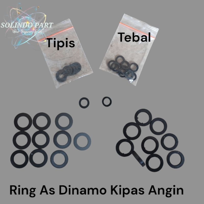 Jual Ring As Dinamo Kipas Angin 8mm Tebal Tipis Original | Shopee Indonesia