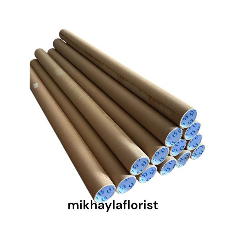 Jual Paper tube selongsong 120cm // kardus paper core stiker / tabung packing | Shopee Indonesia