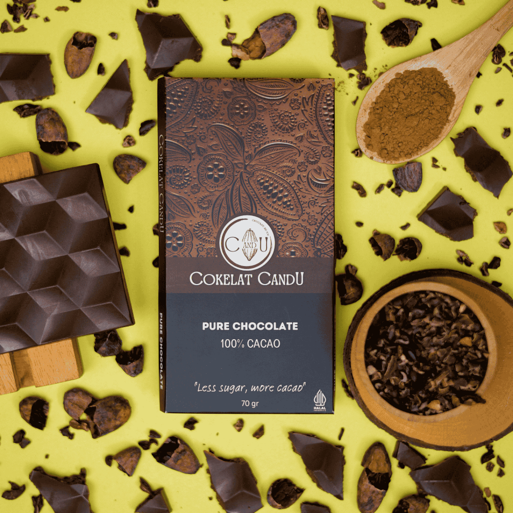 Jual Cokelat murni 100%, 70gr coklat bebas gula sugar free dark ...