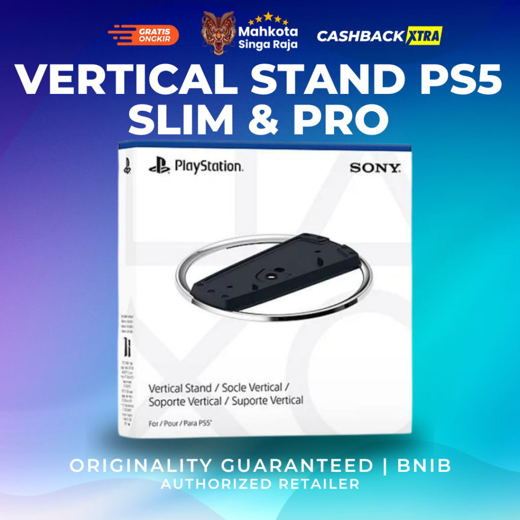 Jual Vertical Stand PS5 Slim Disc PS5 Slim Digital Vertical Stand ...