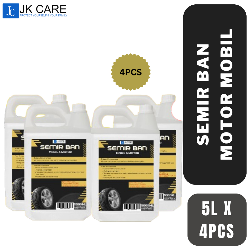 Jual JK Care Paket Semir Ban Pengkilap dan Penghitam Ban 5L 4X Instan ...