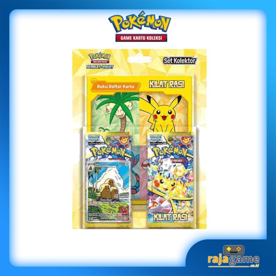 Jual Pokémon Game Kartu Koleksi Scarlet & Violet Set Kolektor Pikachu Kilat Rasi (SV8S) | Shopee ...