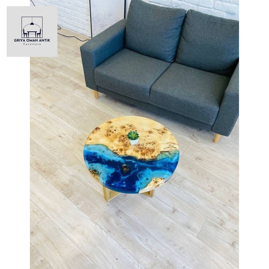 Jual bedside table meja resin meja kecil meja resin meja tamu | Shopee ...