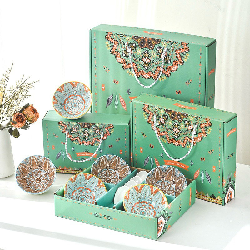 Jual HAMPERS Gift Set Piring Mangkuk Dining Set Keramik Parsel Lebaran ...