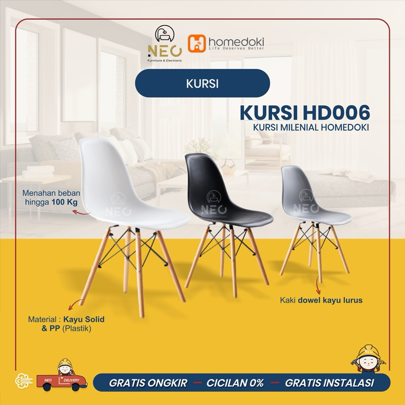 Jual NEO - KURSI MILLENIAL KURSI CAFE KURSI SANTAI HD 006 & HD 007 ...