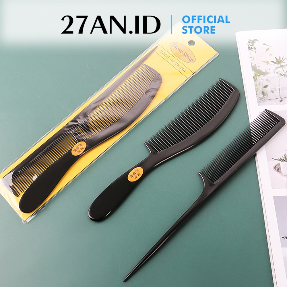Jual (27AN.ID) Sisir Set H796 Isi 2 Pcs Sisir Hitam Gagang Tulang Sisir Sasak Sanggul ...
