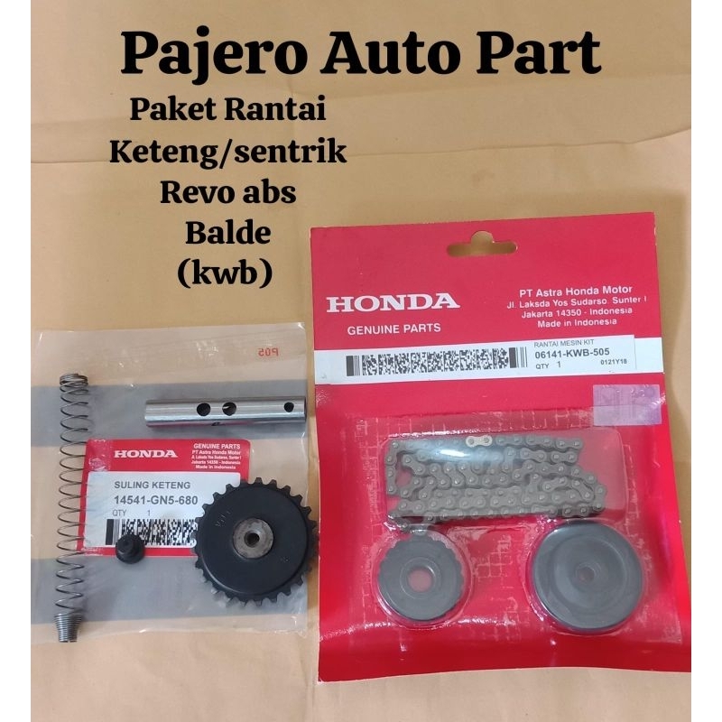 Jual Paket Rantai Keteng Sentrik Honda Revo Abs Blade suling keteng gigi pompa oli | Shopee ...