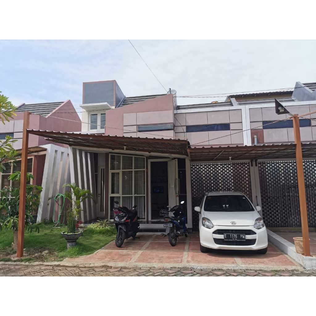 Jual Kanopi spandek model gantung dan tiang besi bulat besar cat custom ...