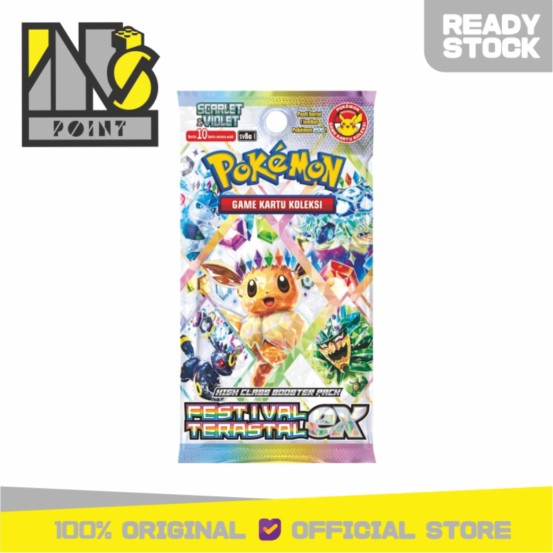 Jual Pokemon TCG Indonesia - Sv8a Festival Terastal Box (Isi 10 Pack) | Shopee Indonesia