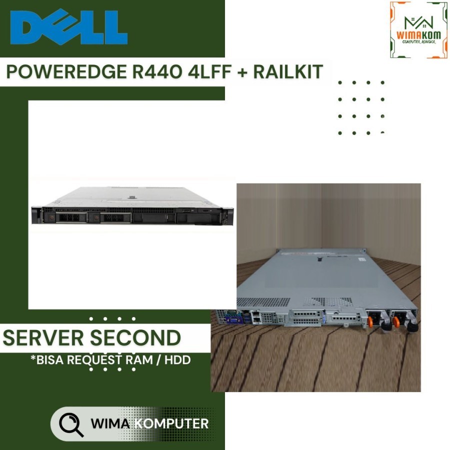Jual DELL R440 96CPUs Xeon GOLD Gen 2, bukan DELL R640 bukan DELL R740 ...