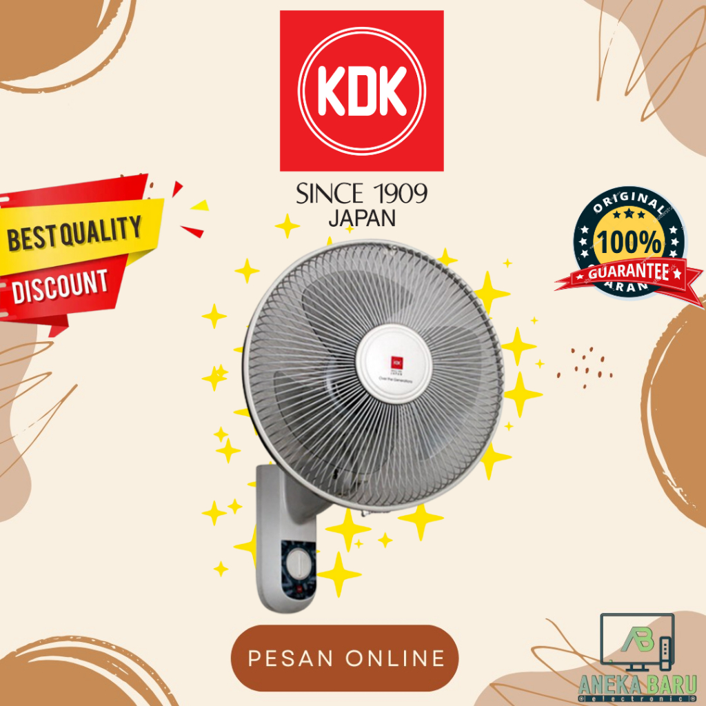 Jual [READY & COD] KDK Wall Fan Kipas Tempel Tembok WN40B / WN 40 B (16 ...