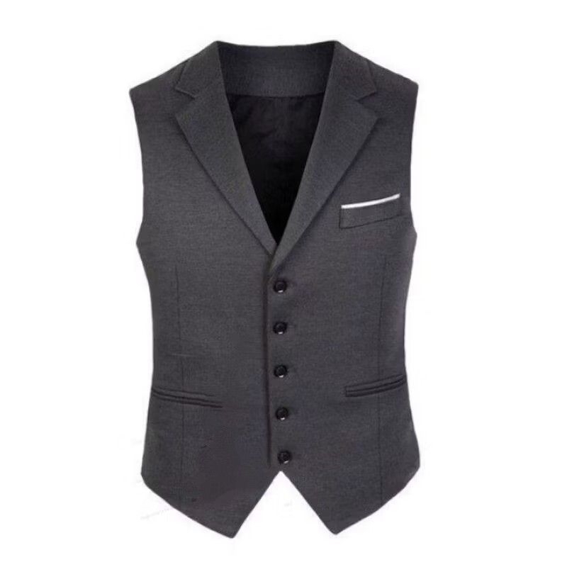 Jual Rompi Pria Formal Polos Bahan Jas Full furing Korean Style - Vest ...