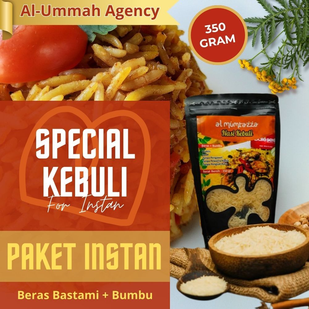 Jual Paket Instan Nasi Kebuli Beras Basmati dan Bumbu Masakan Kebuli ...