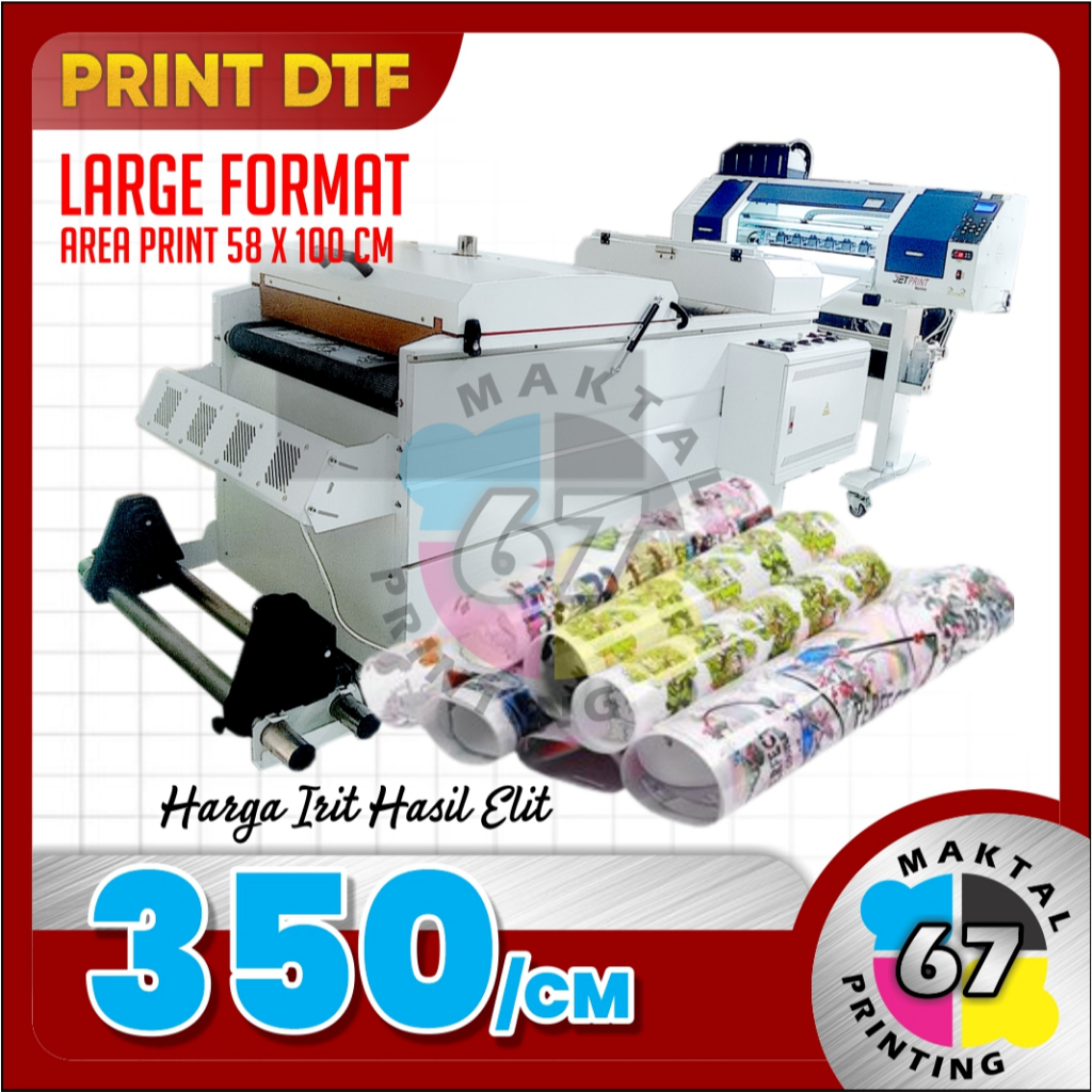 Jual Cetak DTF A3/Meteran | Sablon Digital | Print Digital Tranfer Film ...