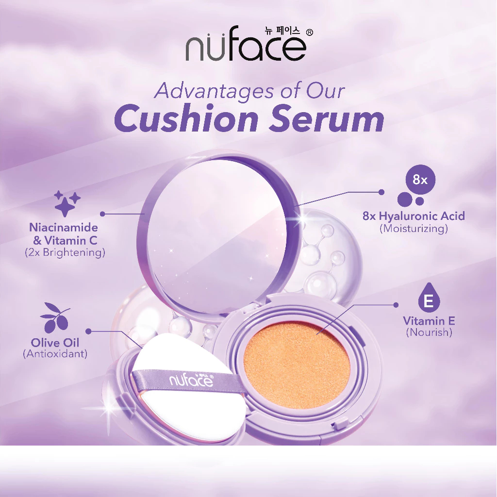 Jual Nuface Flawless+ Serum Cushion with SPF 30 PA+++ (Medium to High ...