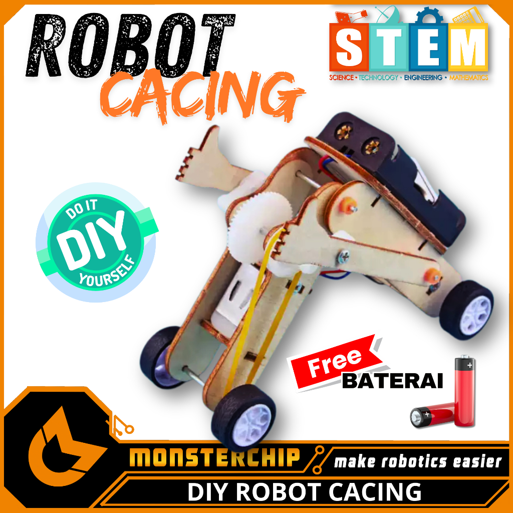 Jual DIY ROBOT CACING UNIK!!! COCOK UNTUK PEMBELAJARAN STEM / STEAM ...