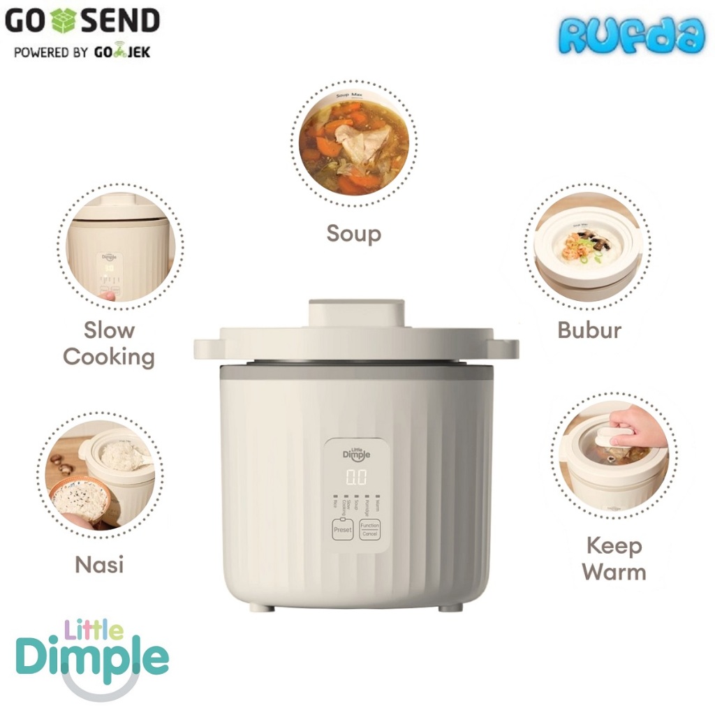 Jual Little Dimple Healthy Multi Cooker 5in1 Alat Masak Nasi Bubur ...