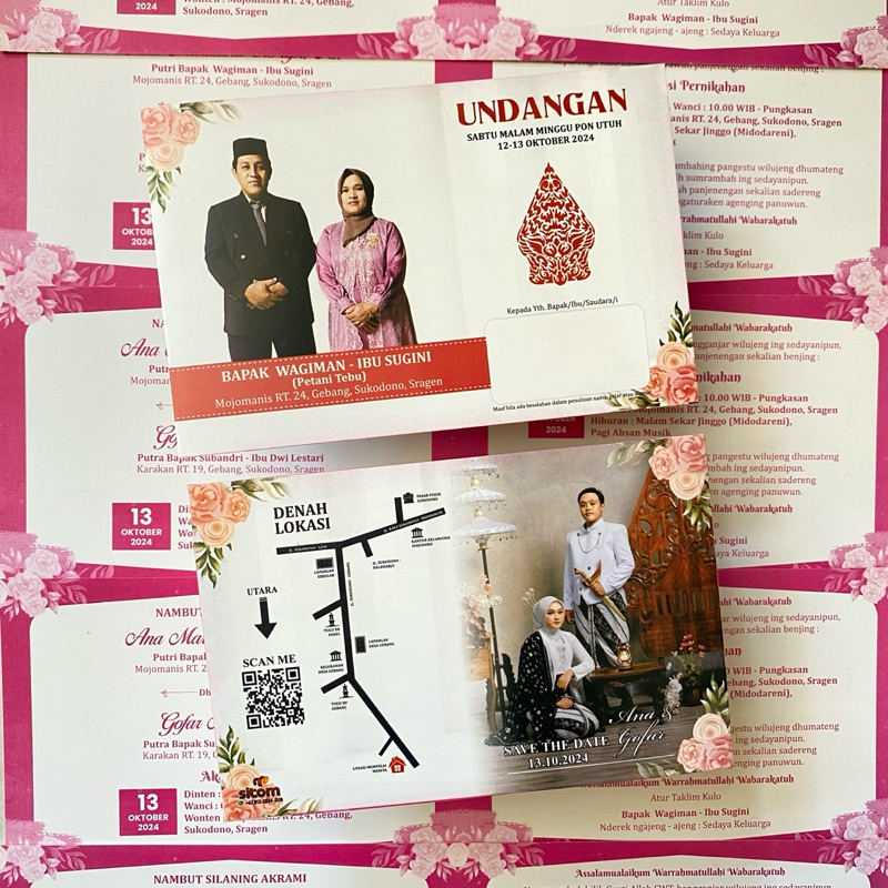 Jual Undangan nikah Undangan pernikahan Undangan khitan Undangan ...