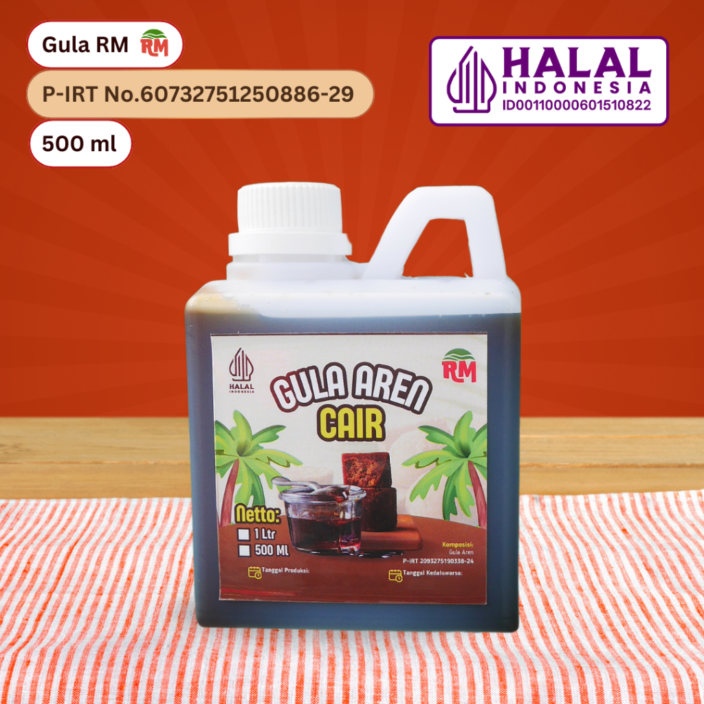 Jual Gula Aren Cair 500 ml | Premium Palm Sugar Syrup | Shopee Indonesia