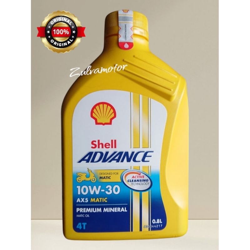 Jual Oli Shell Advance AX5 Matic 10W-30 0.8L Semua Motor Matic | Shopee Indonesia