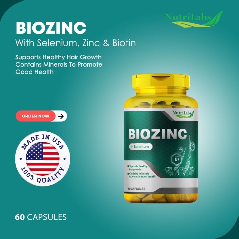 Jual Nutrilabs Biozinc / 60 Capsules | Shopee Indonesia