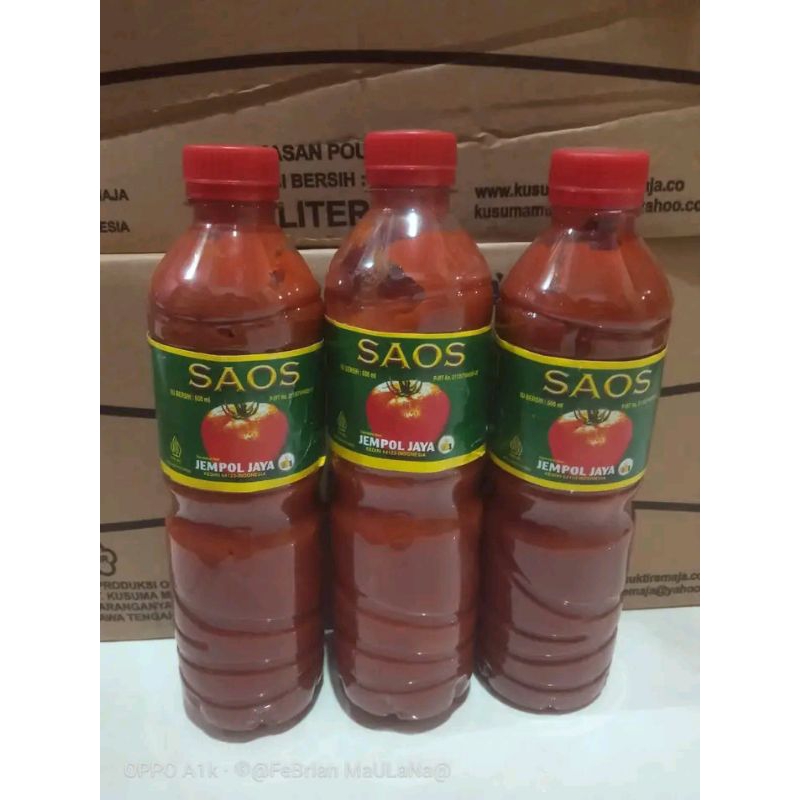 Jual SAOS TOMAT BOTOL JEMPOL 600ML | Shopee Indonesia