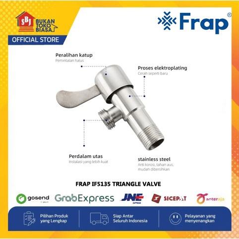 Jual FRAP IF5135 Triangle Valve / Stop Keran Closet | Shopee Indonesia